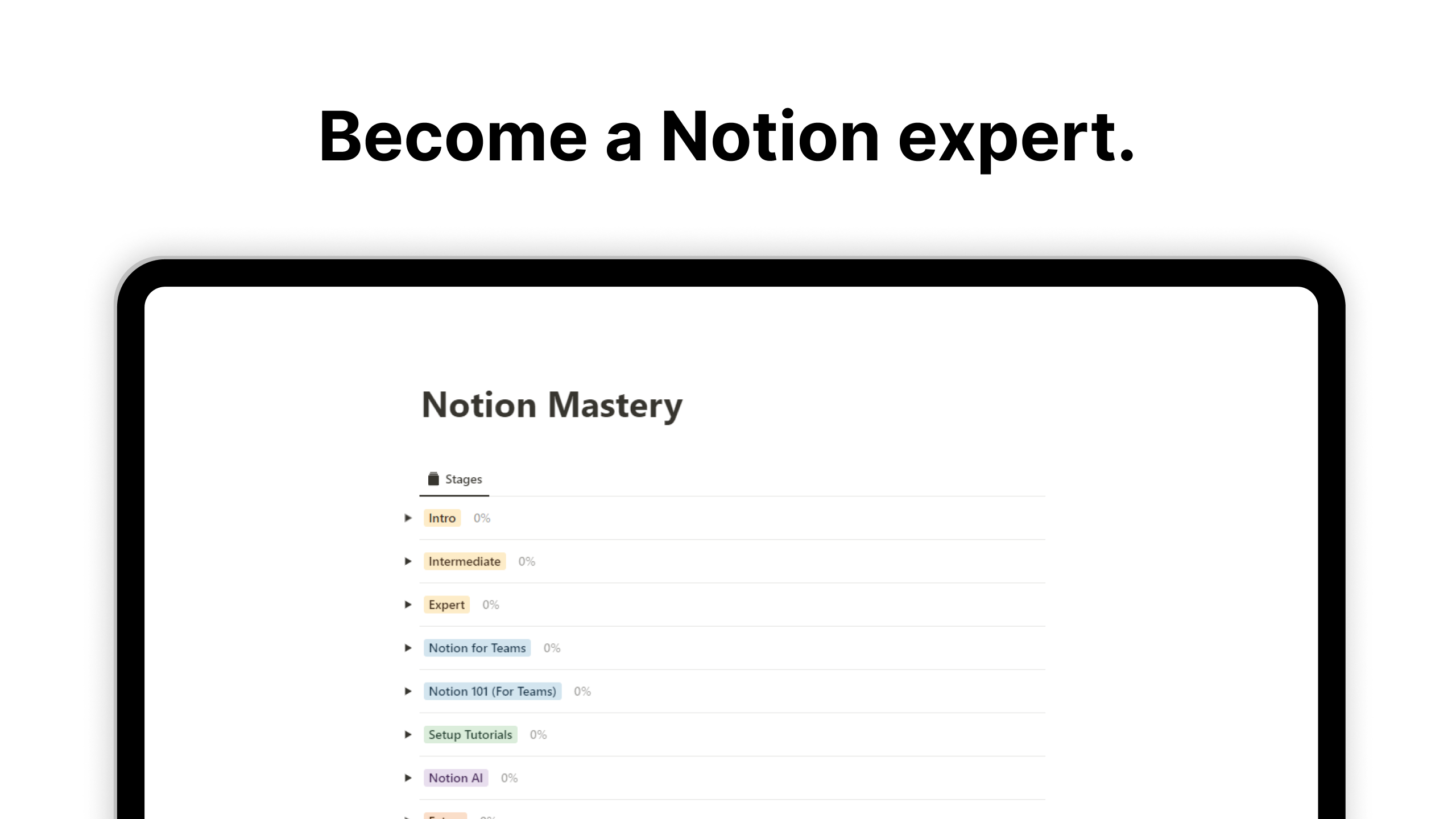 Notion Mastery Guide - Notionland Template Gallery